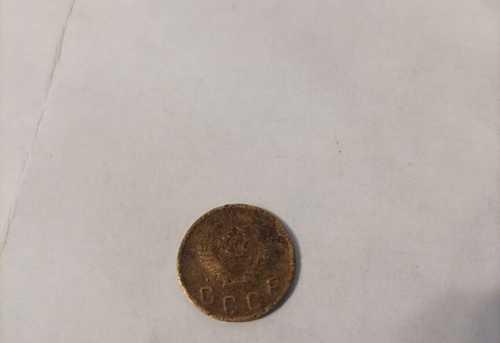 Монета 2 копейки 1949 года