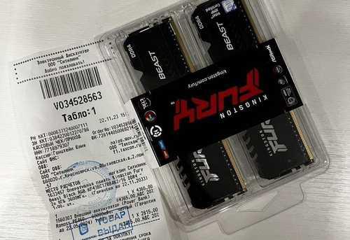 Kingston HyperX Fury DDR4 16Gb RGB Чек Гарантия