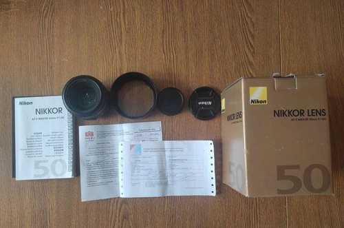 Объектив Nikon 50 mm f1.8 G Nikkor AF-S