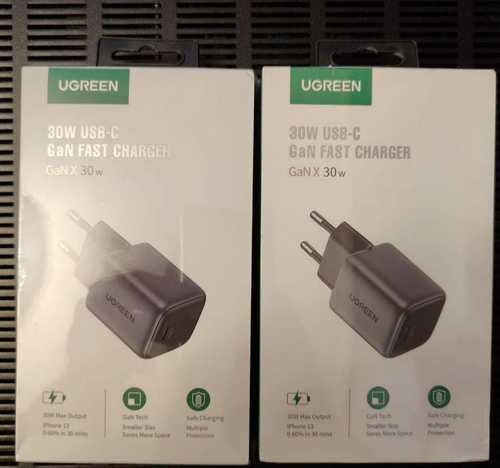 Ugreen gan 30 w зарядное устройство