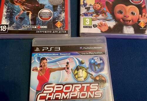 PS3 Диски Uncharted 2 Sport Champions EyePet