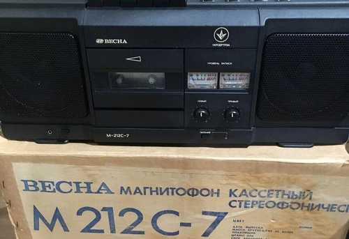 Магнитофон кассетный Весна М212С-7