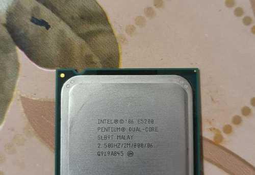 Процессор Intel pentium dual core E5200