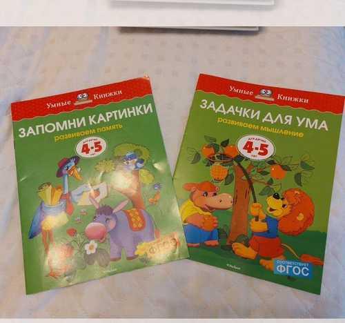 О. Земцова "Умные книжки" 4-5 лет