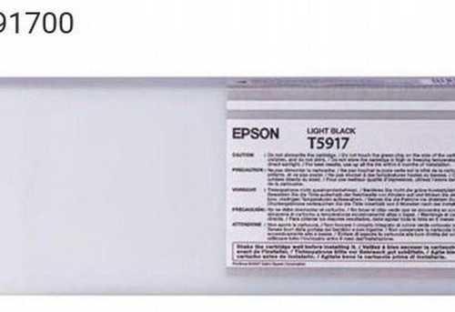 Картридж epson T5917 Струйный Серый 700мл, C13T591