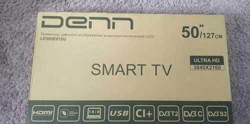 50" 4К Smart Телевизор LED denn le50de87su