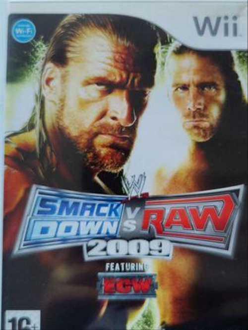 Smack down vs Raw 2009 для Nintendo Wii