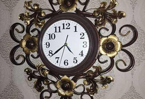 Часы настенные художественная ковка