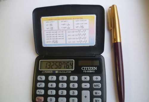 Карманный калькулятор citizen FS-60II
