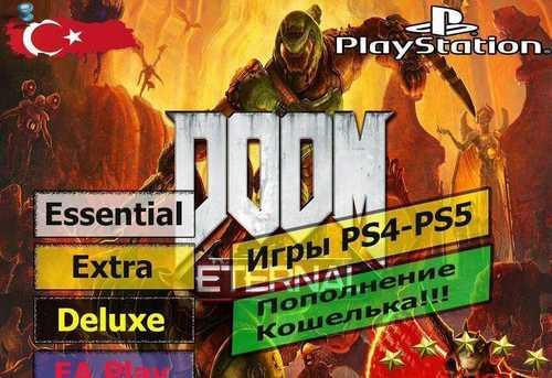 Подписка PS Plus/Doom Eternal