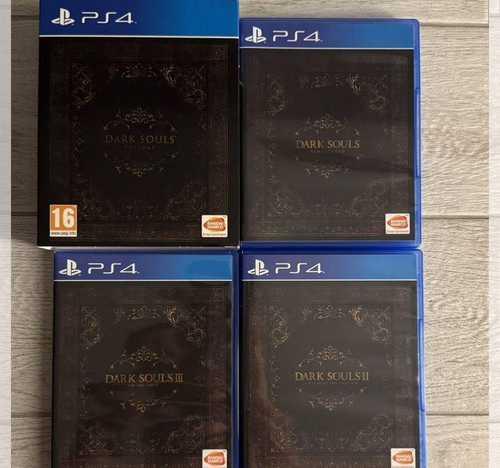 Dark Souls Trilogy ps4 диск