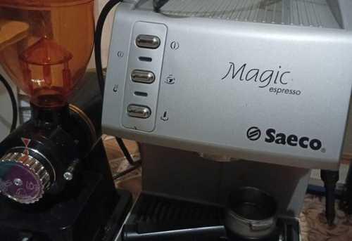 Кофеварка saeco magic espresso