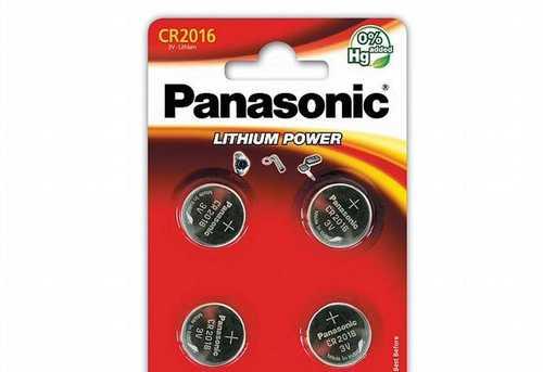 Батарейки Panasonic CR-2016EL/4B дисковые литиевые