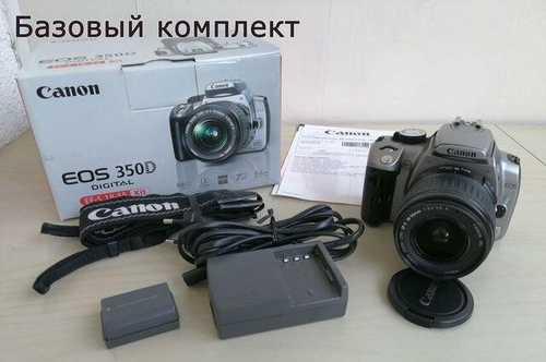 Фотоаппарат Canon EOS 350D Kit с аксессуарами