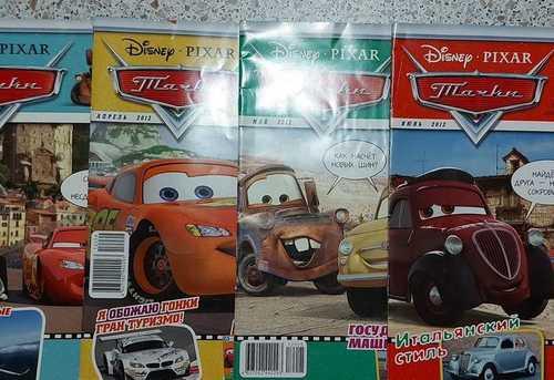 Журналы Disney Pixar Тачки и Hot Wheels