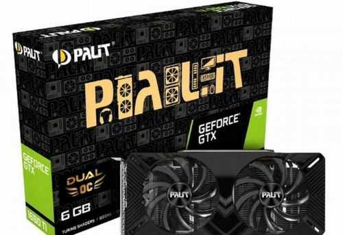 Видеокарта Palit GeForce GTX 1660 Ti Dual 6 гб
