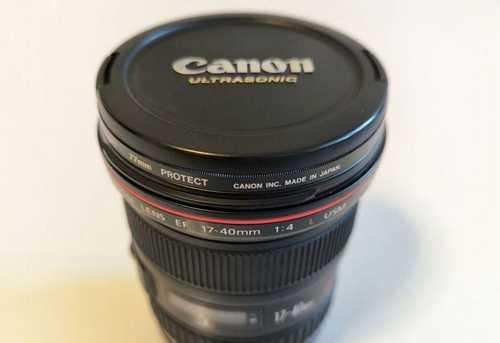 Объектив Canon EF 17-40 f/4 L USM