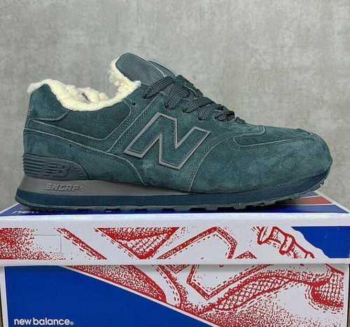 Зимние кроссовки New Balance 574 с мехом