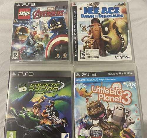 Ben 10 Galactic racing, Lego, Ice age ps3