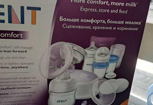 Электронный молокоотсос Philips и ручной Medela