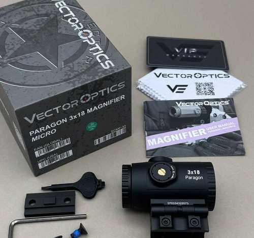 Увеличитель Vector optics paragon 3x18