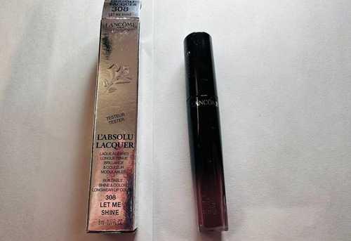 Lancome L'Absolu Lacquer помада 308 let me shine