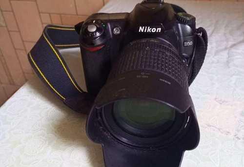 Зеркальный фотоаппарат nikon d50 на запчасти