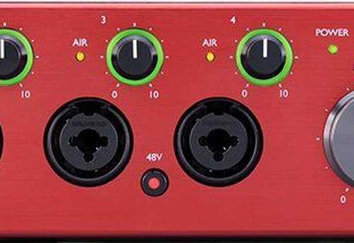 Аудиоинтерфейс focusrite Clarett+ 4Pre