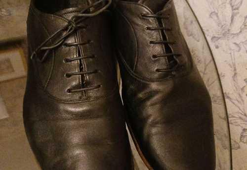 Туфли prada италия натуральная кожа 43р