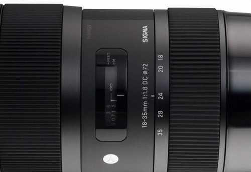 Sigma 18-35mm 1.8 art Canon