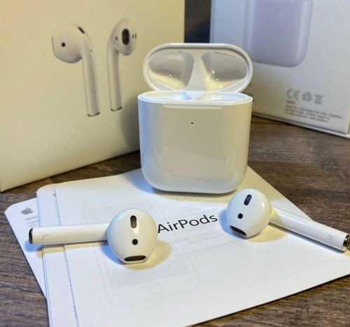 Беспроводные наушники apple airpods 2