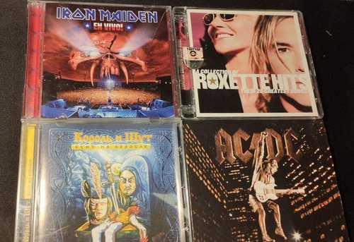 CD- диски. Iron Maiden, Roxette, Ac/Dc, киш