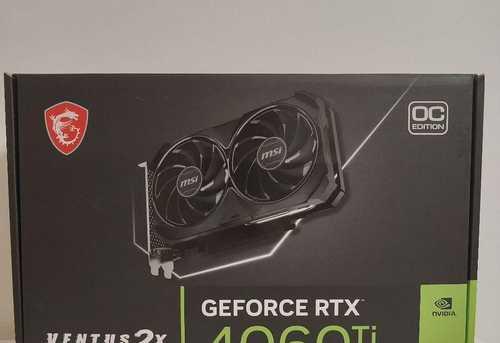 Видеокарта MSI geforce RTX 4060 Ti 16 GB ventus 2X