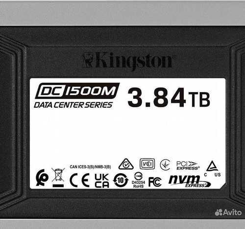 Твердотельный накопитель Kingston DC1500M 3.84Tb