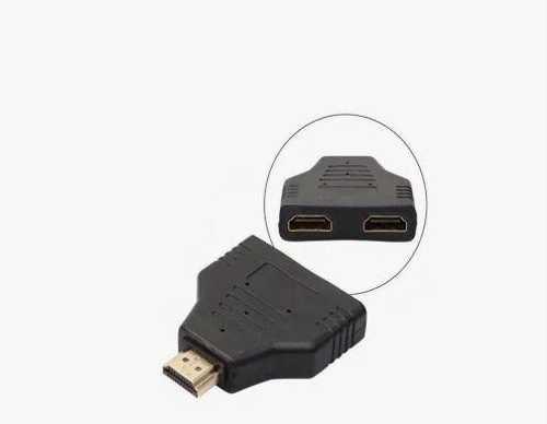 Разветвитель (сплиттер) hdmi (M) - 2 hdmi (F), (H