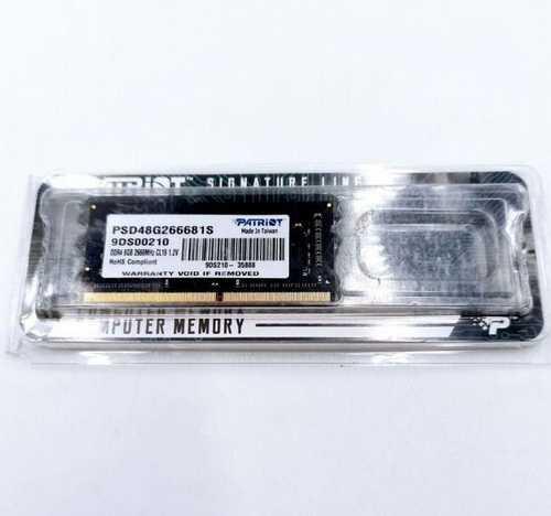 Оперативная память Patriot DDR4 8gb 2666Mhz CL19