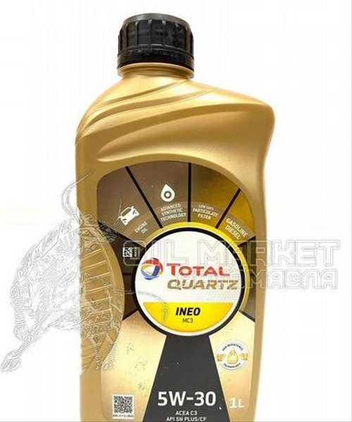 Моторное масло Total Quartz ineo mc3 5w30 1л