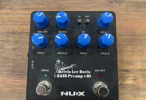 Nux NBP-5 bass preamp DI басовый преамп