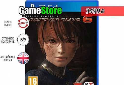 Dead or Alive 6 Русские субтитры PS4 б/у