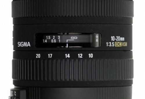 Объектив Sigma 10-20 мм 3.5f для Сanon EF-S