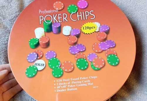 Набор для игры в покер новый