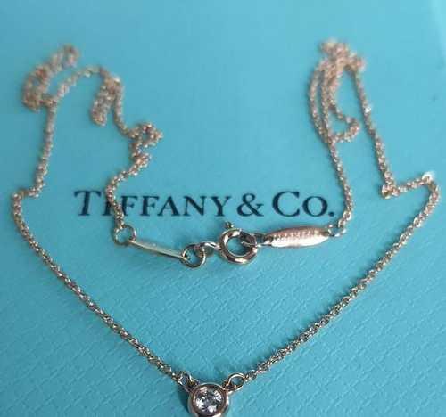 Подвеска Tiffany&Co золото оригинал