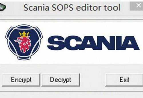 Конвертер для sops-файла грузовиков Scania