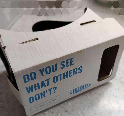 Очки google cardboard