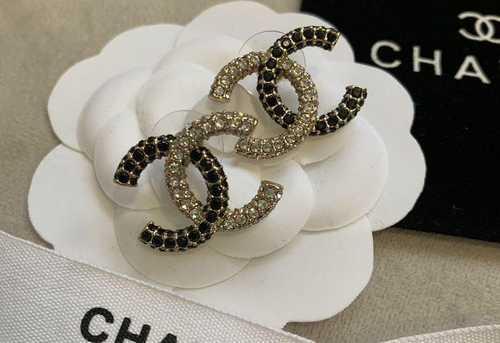 Серьги гвоздики chanel