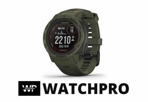 Часы Garmin Instinct Solar Tactical Edition Moss