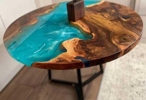 Журнальный стол из массива дерева "Нептун"