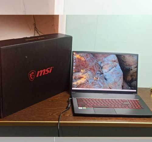 Игровой 17.3 msi i5 10300/3050 4Gb/16Gb/ssd512