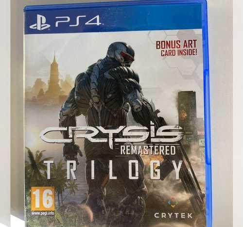 Диск на ps4 crysis трилогия