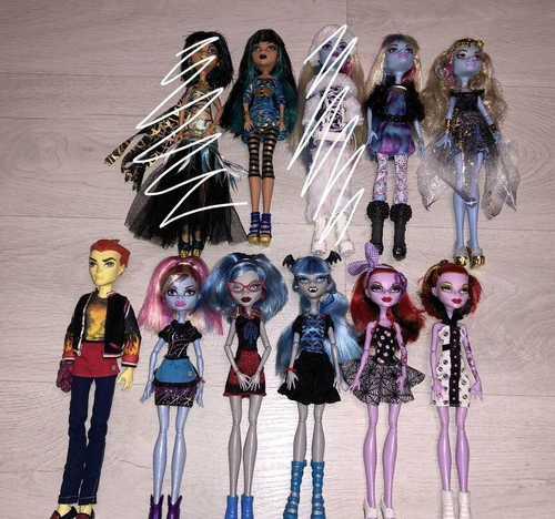 Monster High клео, эбби, гулия, оперетта